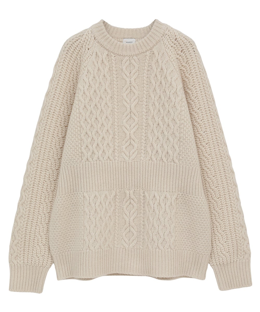 WAIST RIB CABLE KNIT｜TOPS(トップス)｜MANOF OFFICIAL ONLINE STORE